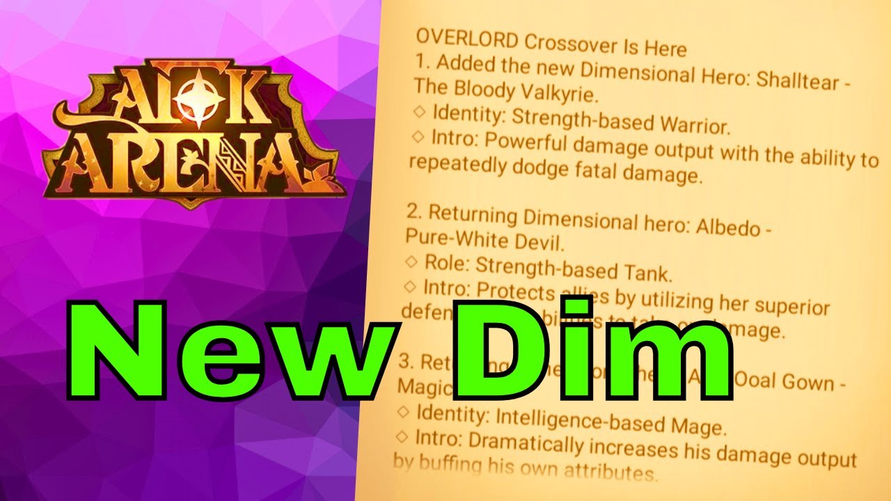 The 2nd Overlord Crossover is Here! [DB AFK Arena] - YouTube