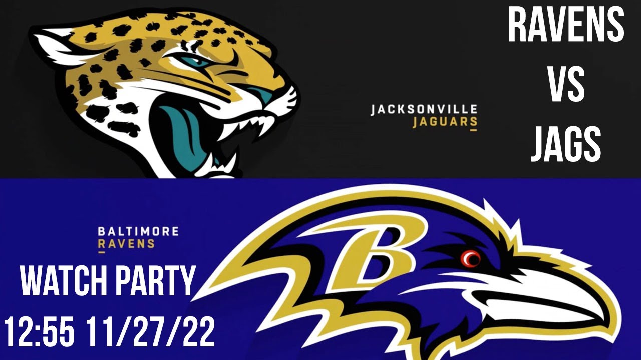 Ravens Jags Watch Party - YouTube