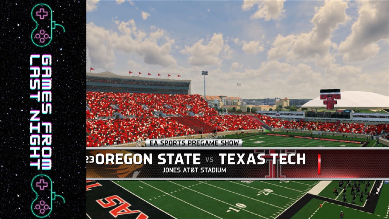 Oregon State vs Texas Tech | 2025 Simulated Season | Week 3 | NCAA CFB ...