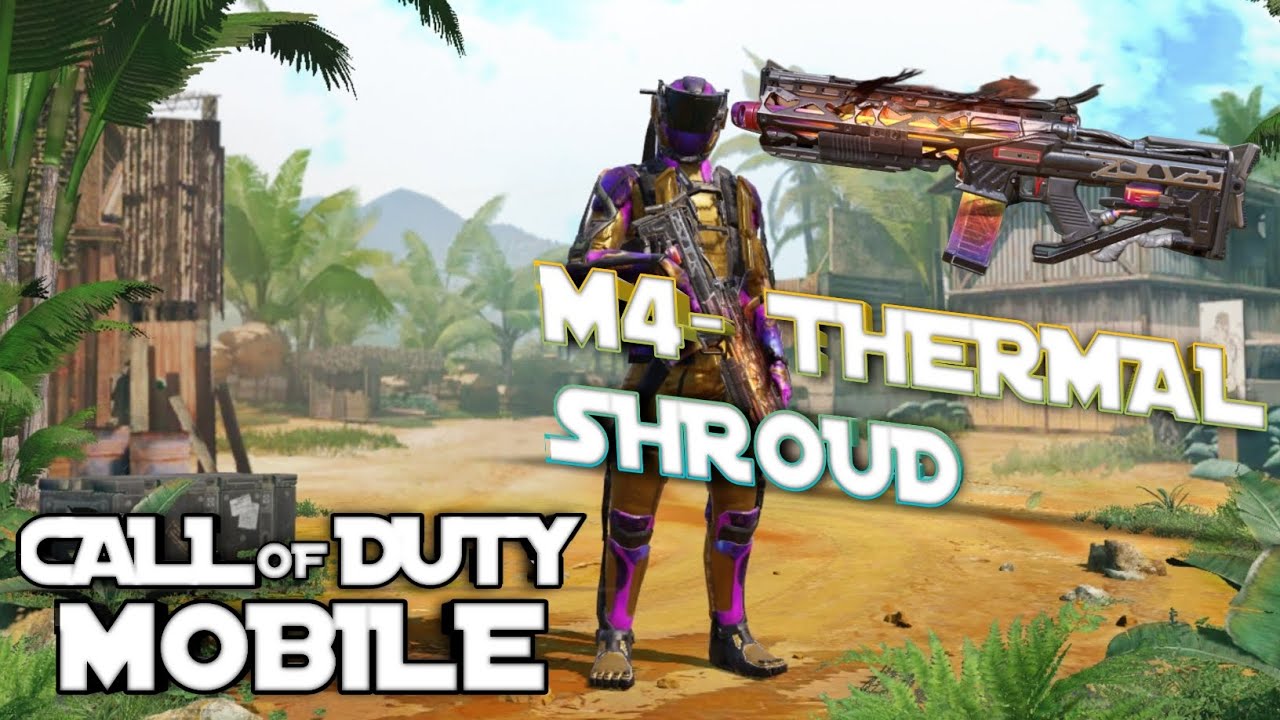 CALL OF DUTY MOBILE M4 (THERMAL SHROUD) MYTHIC GAMEPLAY #games #codm # ...