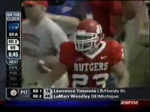 BRIAN LEONARD - NFL DRAFT PICK - YouTube
