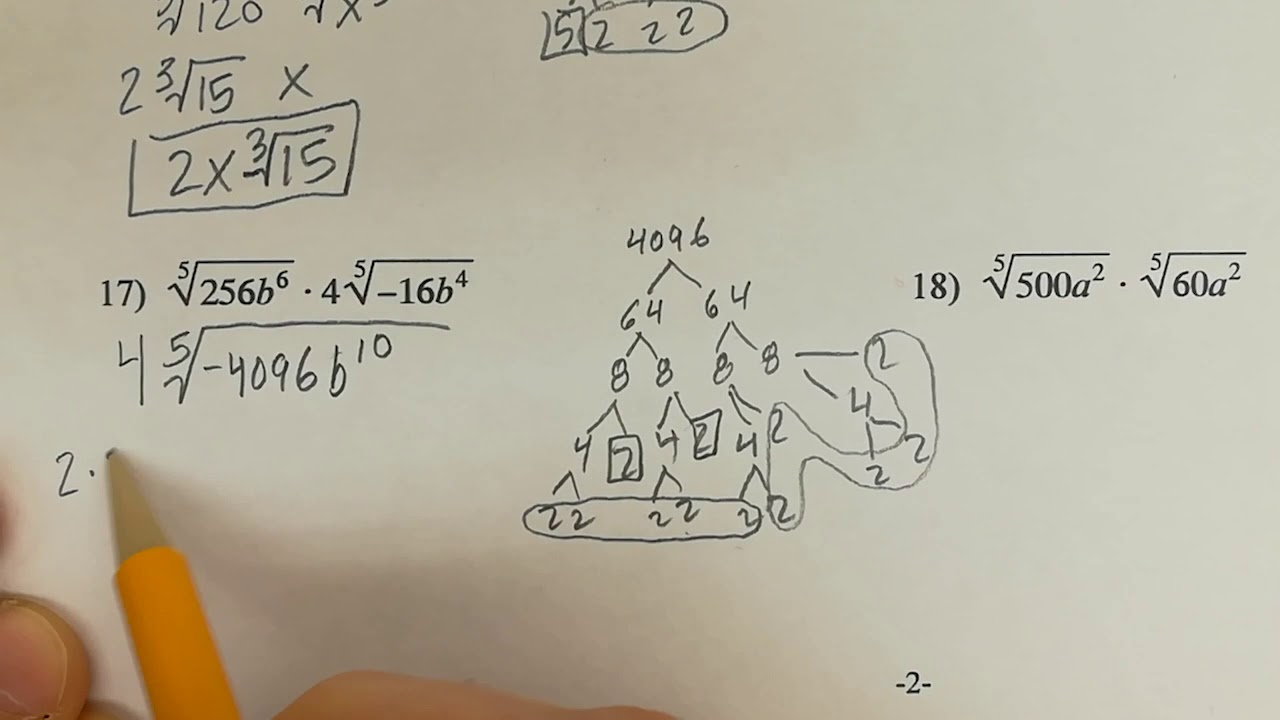 Multiplying Radical Expressions - YouTube