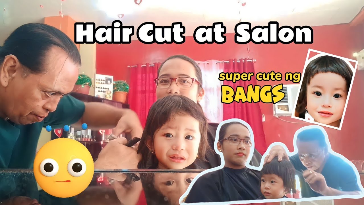 Hair Cut at Salon by Mommy Dy and Baby Dynce. (Fast forward). - YouTube