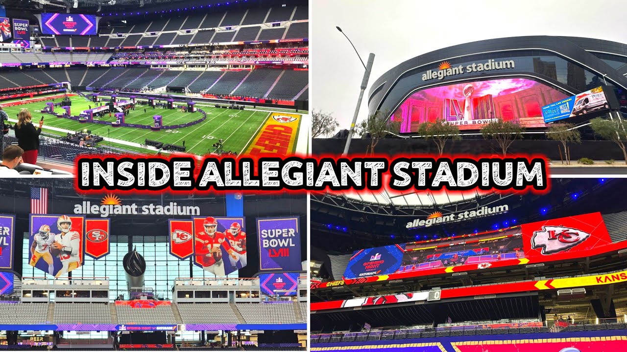 ARE YOU READY, LAS VEGAS! Inside Allegiant Stadium! Prepare For Super ...