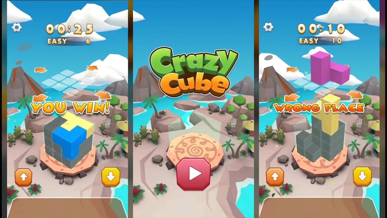 Crazy Cube Android Puzzle Gameplay - YouTube