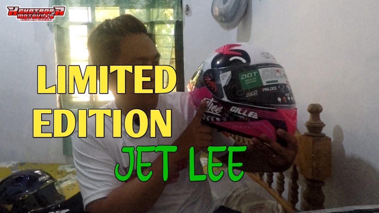 JET LEE LIMITED EDITION GILLE HELMET (UNBOXING) - YouTube