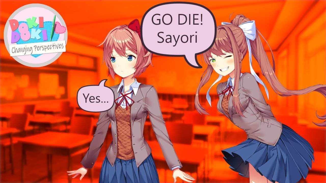 MONIKA IS EVIL! l Doki Doki Changing Perspectives #3 - YouTube