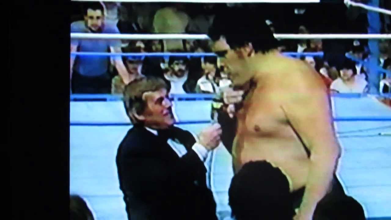 EDOUARD CARPENTIER INTERVIEW WITH ANDRE THE GIANT - YouTube