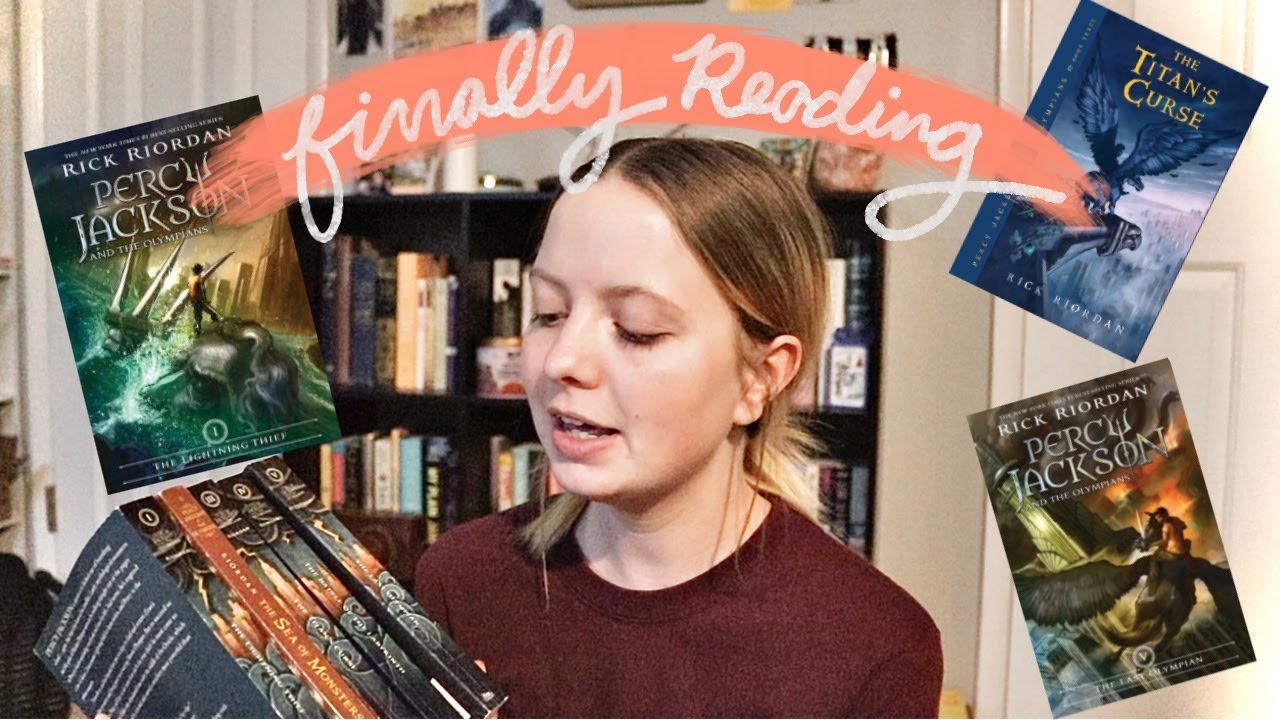 FINALLY READING || Percy Jackson and The Olympians! - YouTube