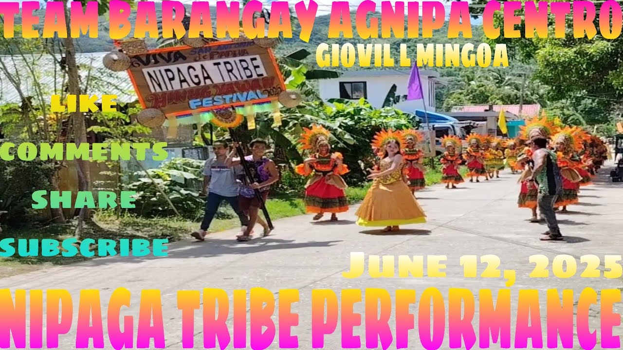 NIPAGA TRIBE PERFORMANCE | AGNIPA | HAPPY FIESTA 2025 BARANGAY AGNIPA ROMBLON ROMBLON - YouTube