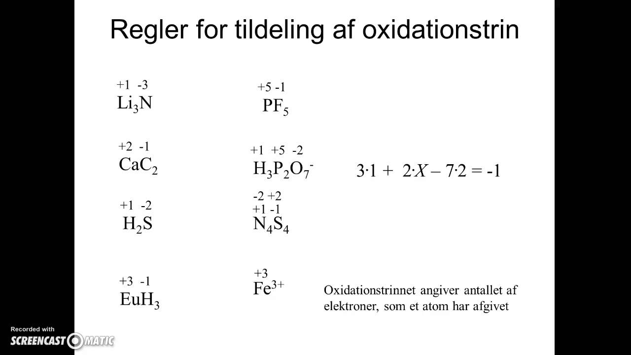 V2: Oxidationstrin - YouTube