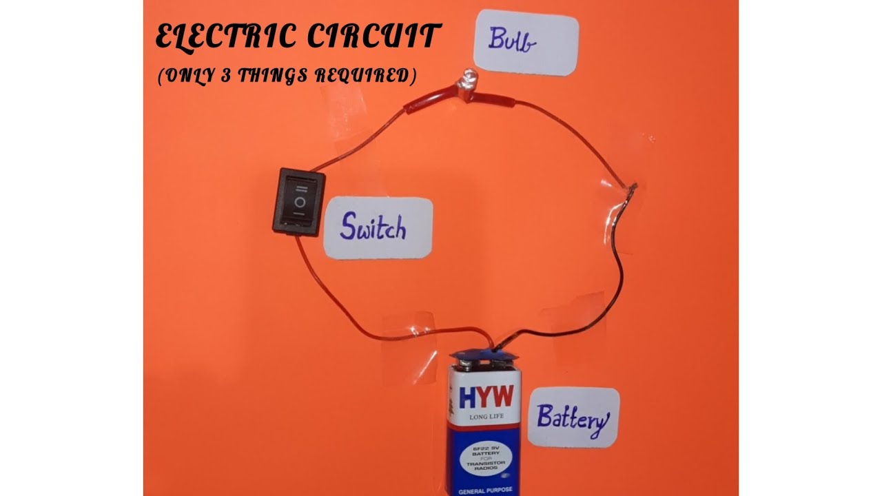 💡 Simple electric circuit, how to assemble #electriccircuits #science # ...