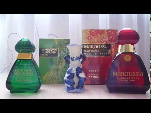 Ароматы Славы Зайцева - MAROUSSIA и AUTHENTIC MAROUSSIA - YouTube