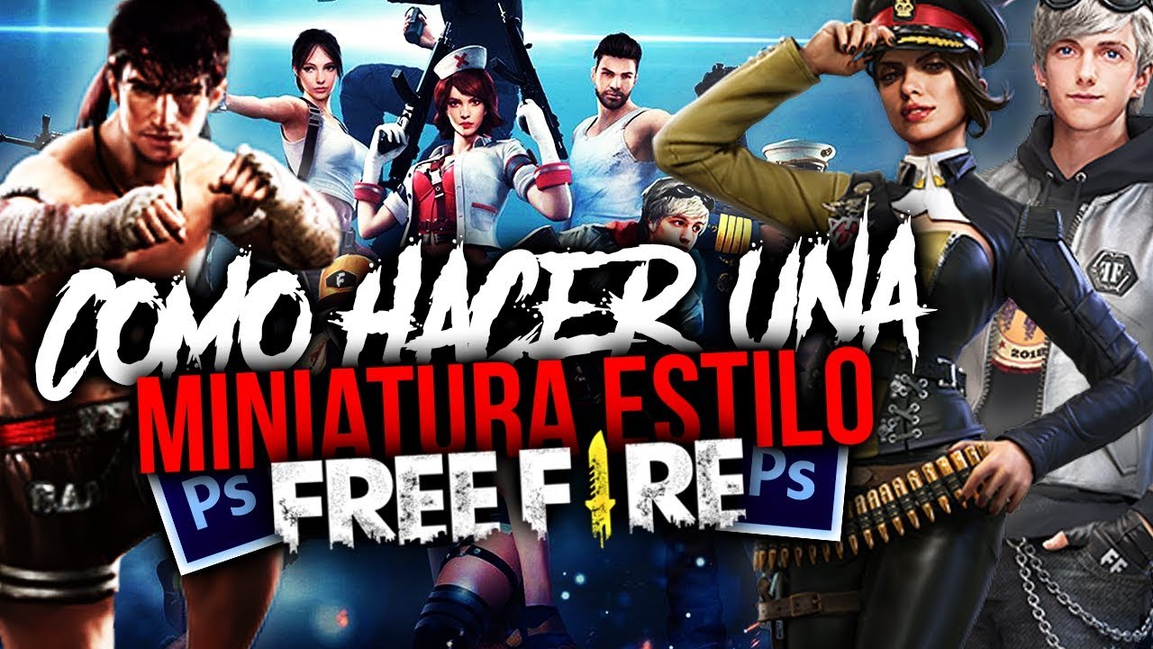 Cómo hacer *MINIATURAS ESTILO FREE FIRE* - Tutorial - YouTube