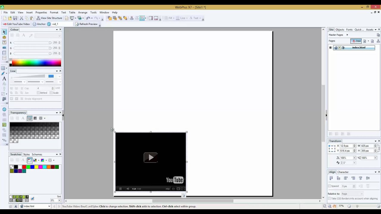 SERIF WEB PLUS X7 03 SESSION DESIGNING 3 OF 3 (tagalog) - YouTube