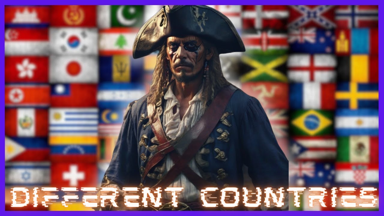 Pirate in different countries - YouTube