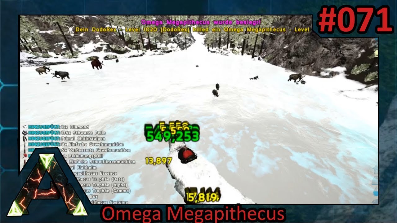Ark Survival Evolved (GER/PC) - #071(ENDE) Omega Megapithecus (Modded ...