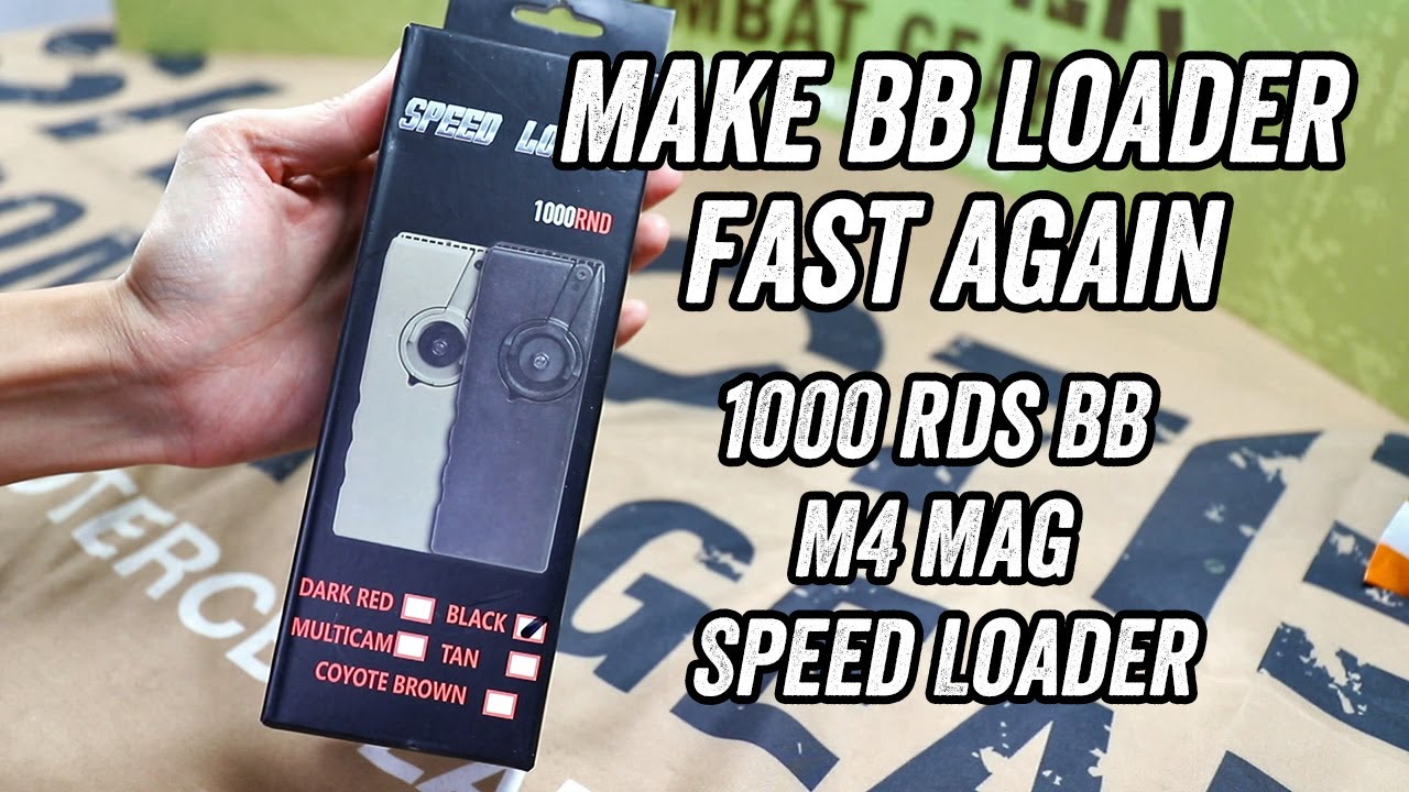 BD 1000 rds M4 Mag BB Speed Loader #BD7485 - YouTube