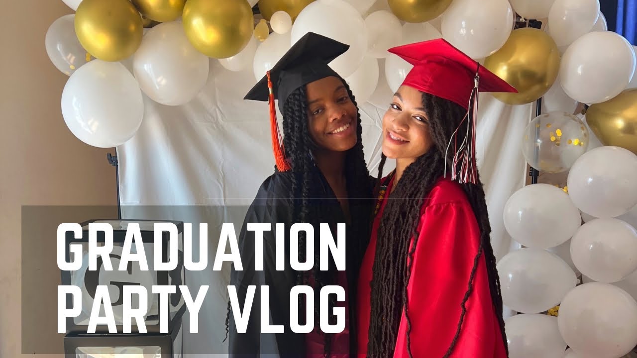 JORDYN GRADUATES HIGH SCHOOL AND GRADUATION PARTY VLOG - YouTube