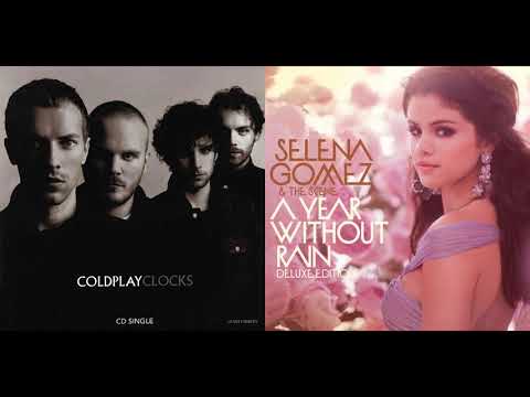 A Year Without Rain & Clocks - Selena Gomez & Coldplay - Mashup