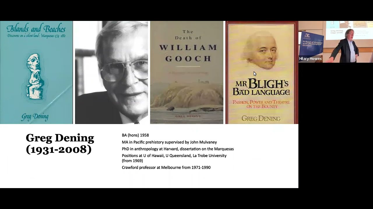 2022 Greg Dening Memorial Lecture - YouTube