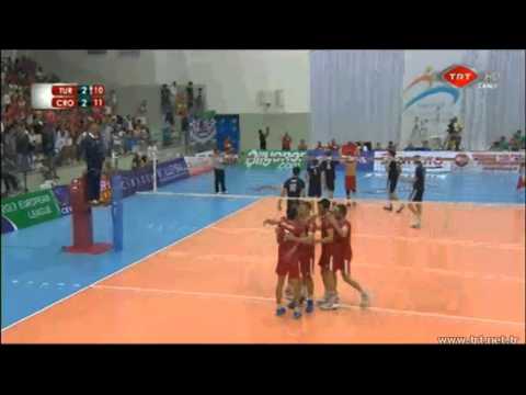 Türkiye Hırvatistan Erkekler Voleybol Hakkının Muhteşem Servisi
