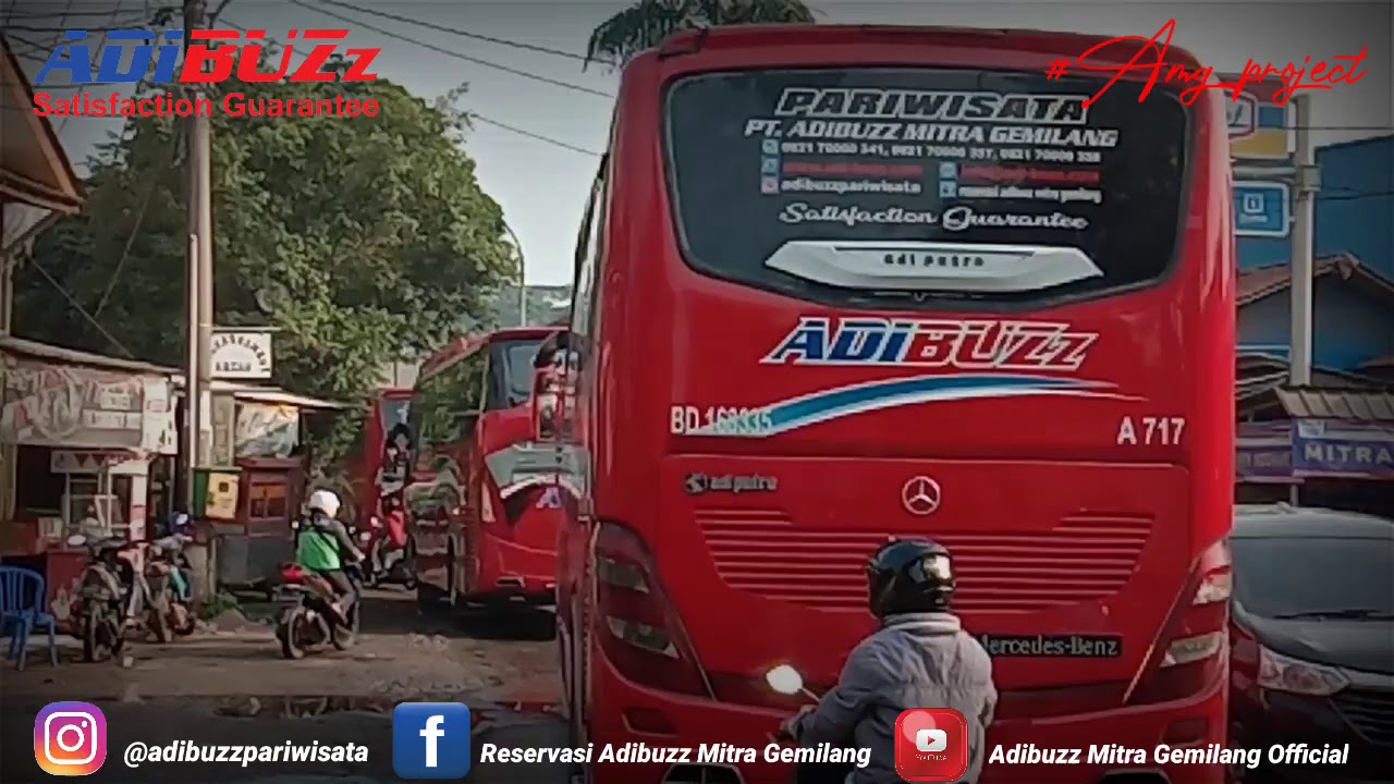 [Fenomenal] Adibuzz konvoi 9 unit merahkan Anyer...😎 - YouTube