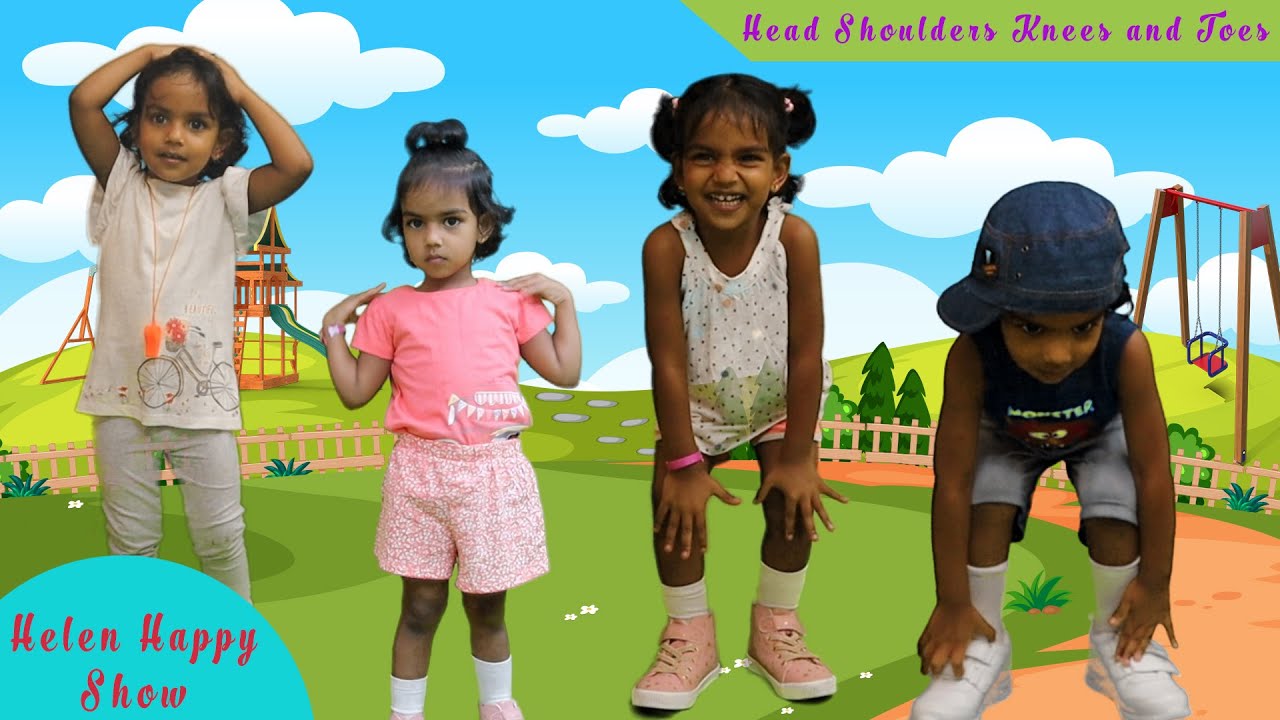 Head Shoulders Knees and Toes by Helen - Exercise Song for Kids - Helen ...