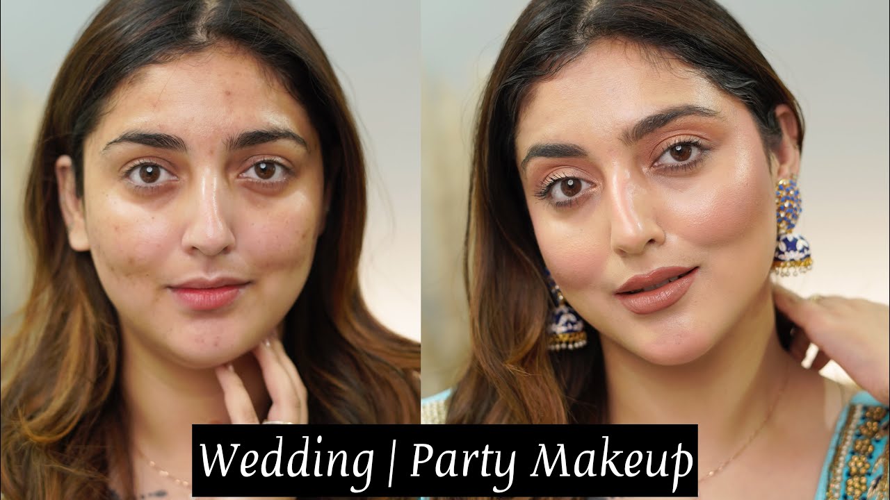 Glossy Wedding Party Makeup(Don’t Miss this) Step by Step Tutorial ...