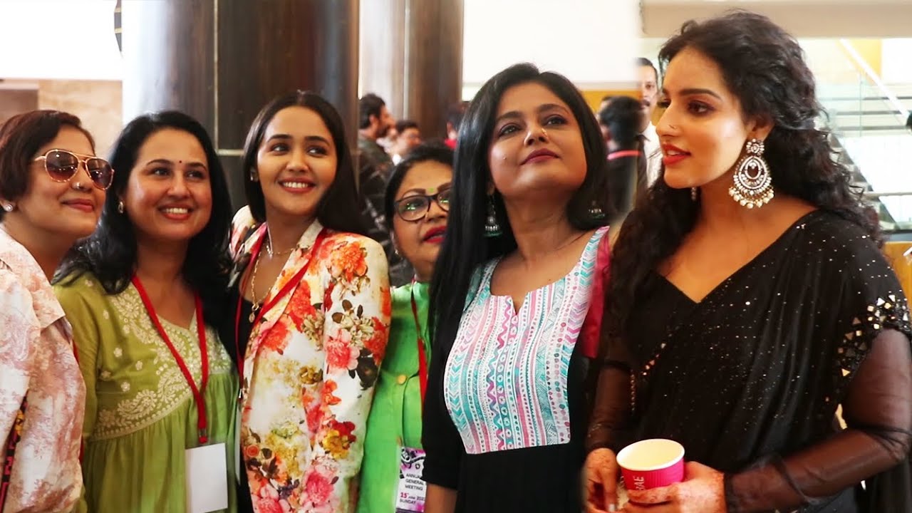 താരസുന്ദരികളെല്ലാം ഒത്തൊരുമിച്ചപ്പോൾ | Amma General Body Meeting 2023 ...