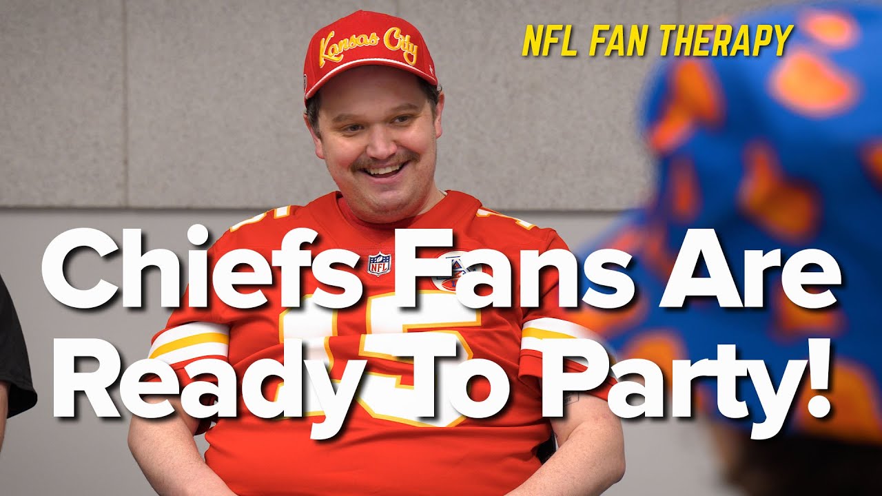 NFL FAN THERAPY: Chiefs Fans Are Ready To Party! - YouTube