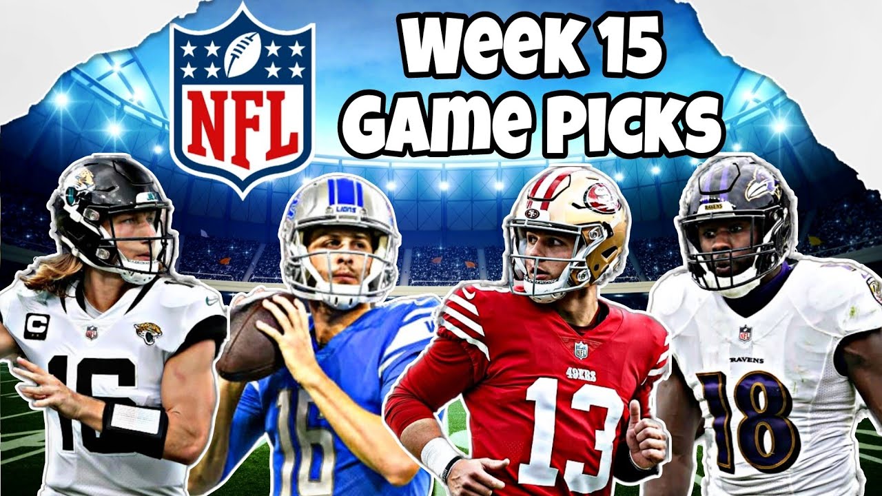 NFL Week 15 Game Picks - YouTube
