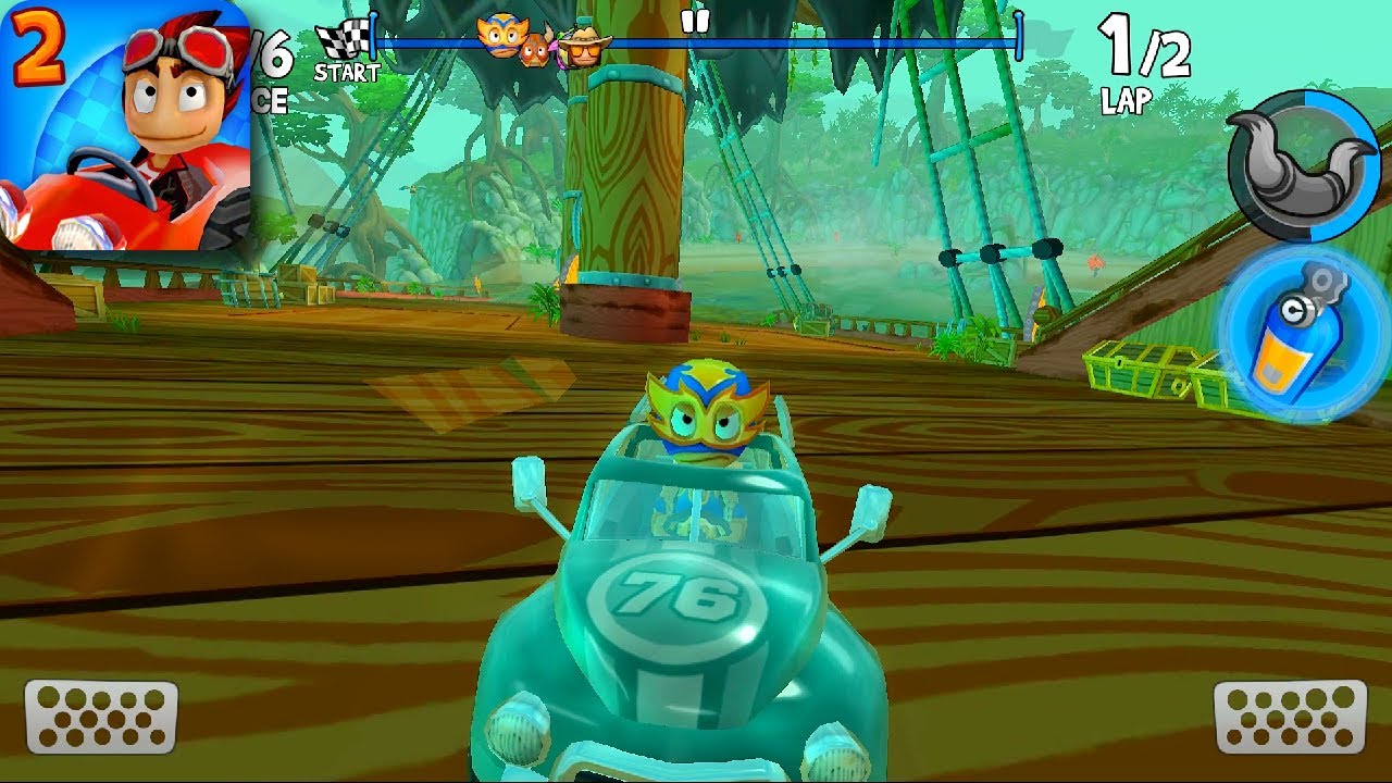 Night Red Planet Race Track For Weekend Race | Beach Buggy Racing 2 #31 ...