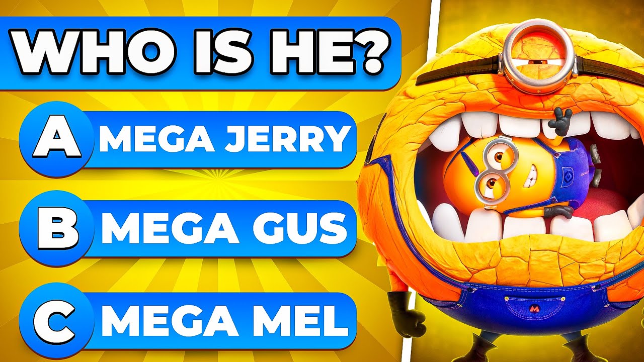👀🍌 DESPICABLE ME 4 QUIZ | How Much Do You Know DESPICABLE ME 4? | Mega ...