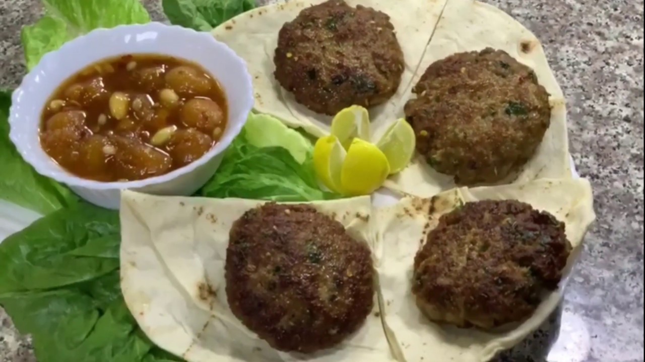 Recipe for kache qeeme ke Kebab with plum sauce - YouTube