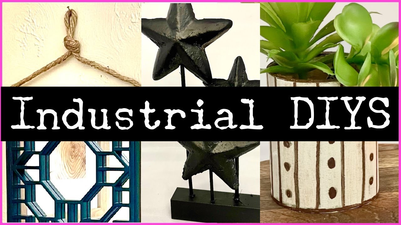 Industrial DIYS - Easy Home Decor Ideas for Modern Farmhouse ...