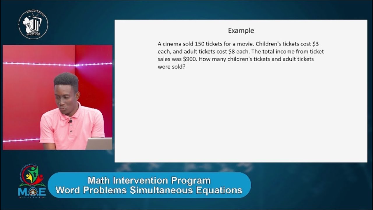 Simultaneous Equations- Worded Problems - YouTube