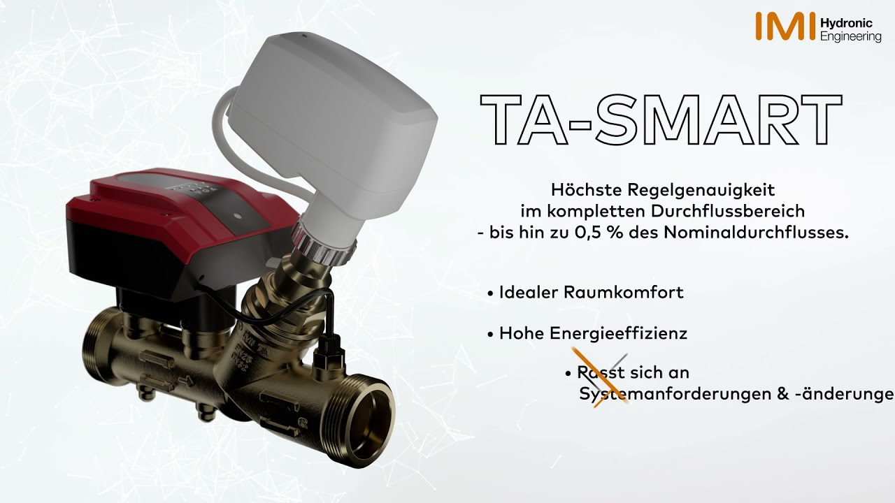 TA-Smart von IMI TA - Energieeinsparung in HLK-Anlagen - YouTube