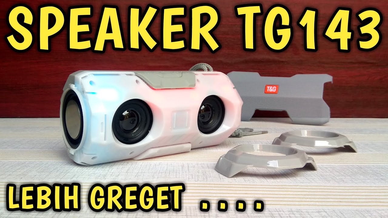 Speaker Bluetooth TG 143 Power Dual Stereo 10 Watts Portable Wirelles Radio FM - YouTube