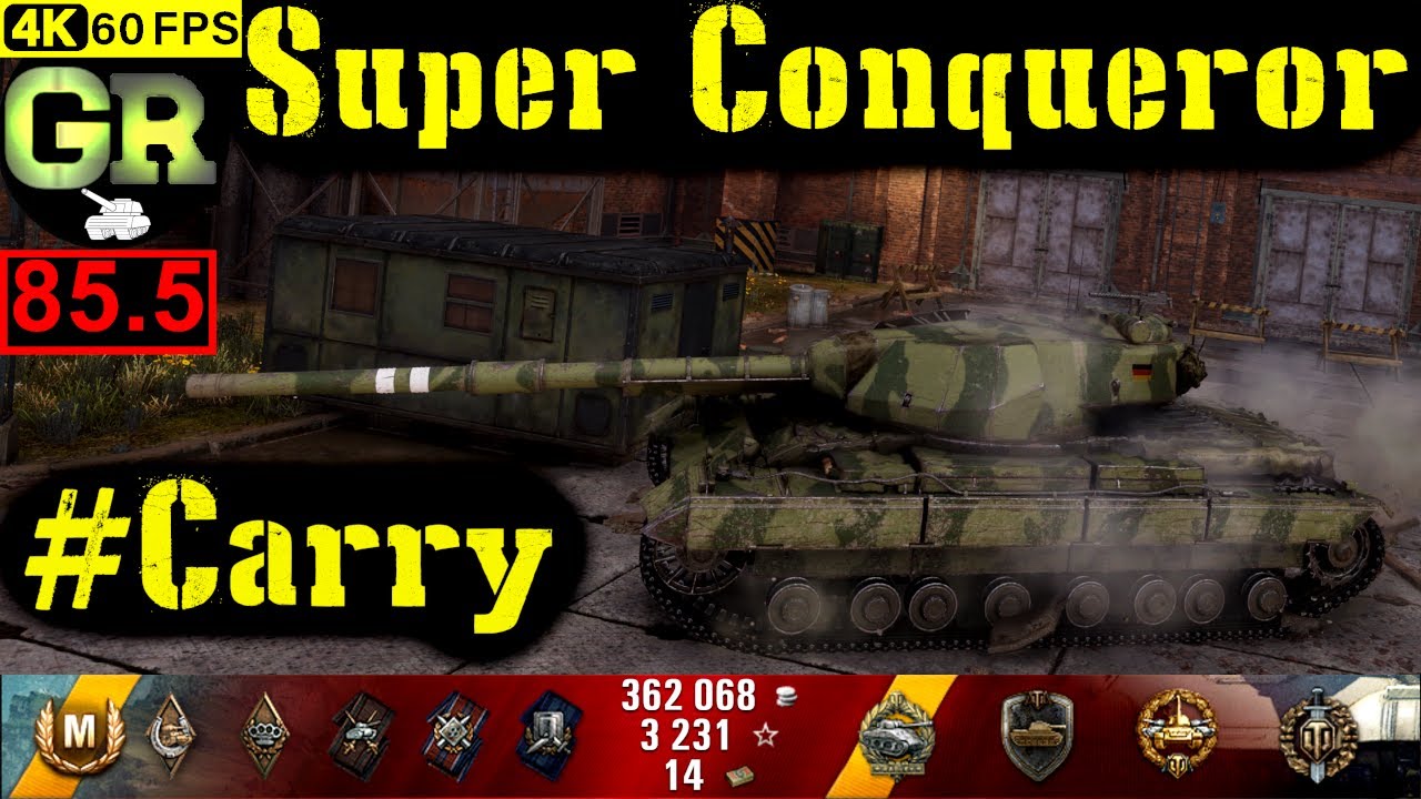 86_World of Tanks Super Conqueror WoT Replay - 8 Kills 8.3K DMG(Patch 1 ...