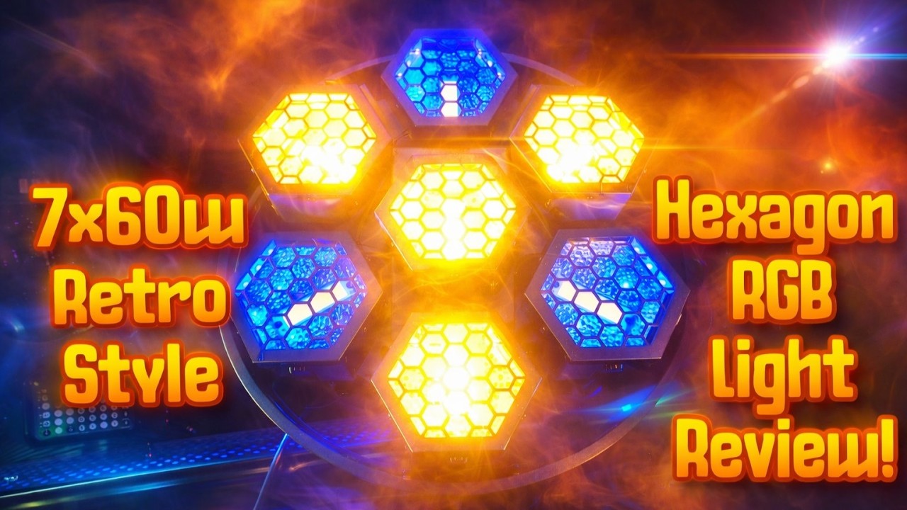 Temu Find: Are These the Best Vintage-Style Stage LEDs Yet? 7x60w Retro ...