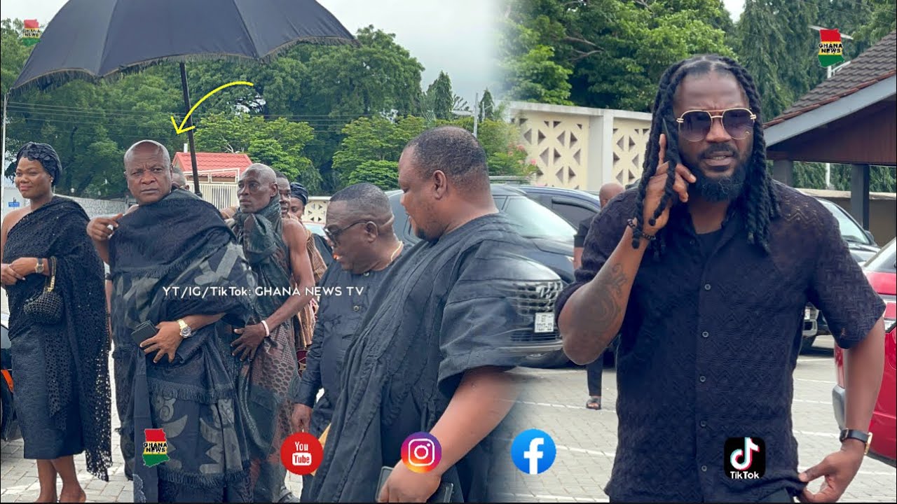 Samini, Great Torgbe Afede, UT Properties boss & Sarkodie arrive at His ...