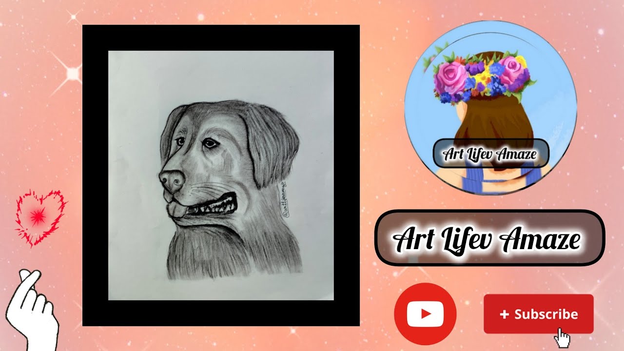 How to draw a sketch of a cute dog (with shapes) ️ //step by step// for ...