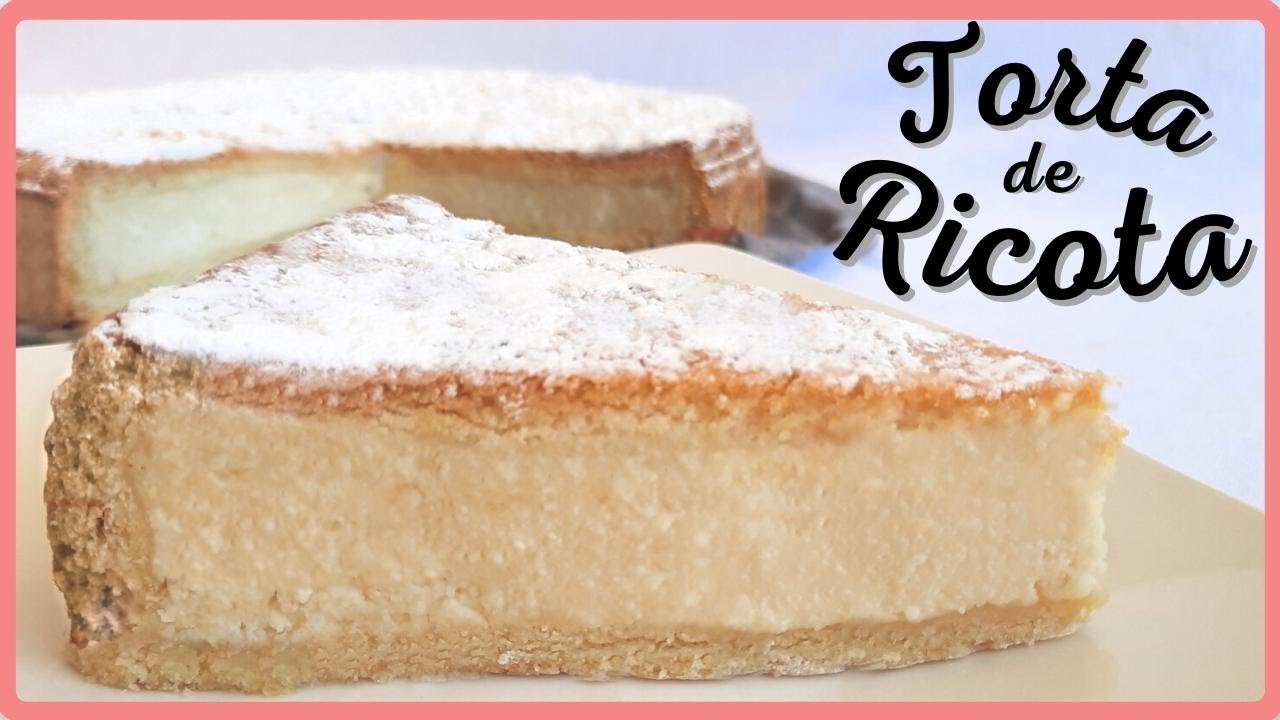 🥧Torta / Tarta de Ricota / Requeson [Super FÁCIL] 😋Masa húmeda. Relleno ...