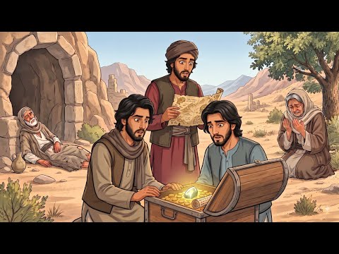 The Tale of Three Friends and the Desert Treasure | Ancient Urdu Hindi Islamic Story #IslamicStory