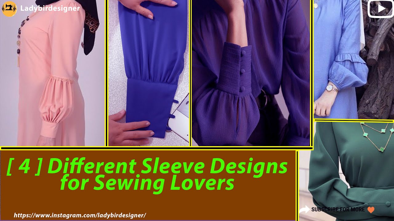 🔥[ 4 ] Amazing Ways to design different sleeves for your outfits 💯 ...