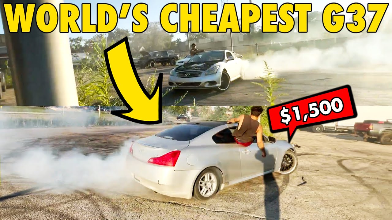 Drifting the CHEAPEST Infiniti G37 S in the WORLD - YouTube