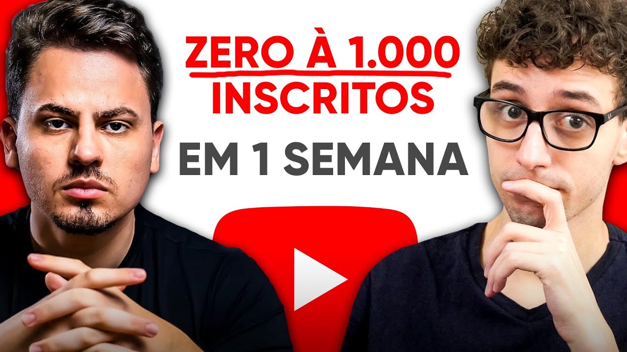 Do zero a mil inscritos em uma semana no YouTube - React - YouTube