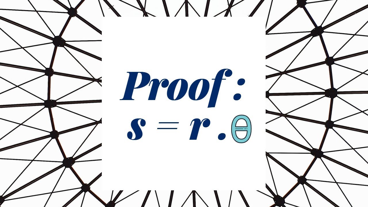 S equal to r Theta - Proof - YouTube