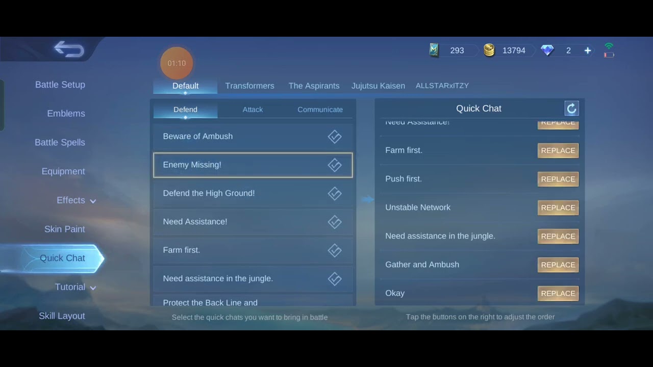 Quick Chat Tutorial! How To Set The Quick Chat For Very Simple ...